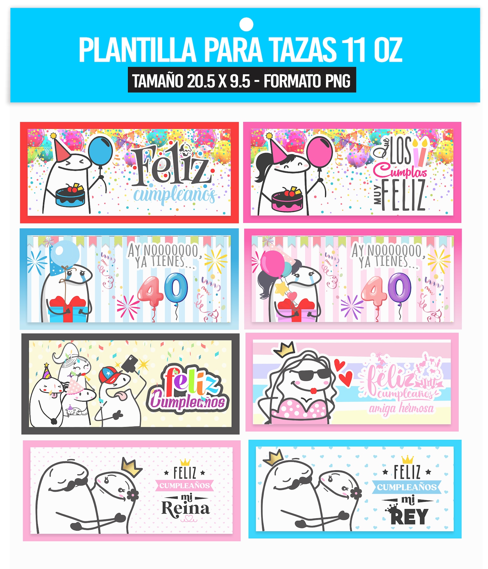 Flork Deformed Png Template for Cups Flork Mom Flork Digital Birthday ...