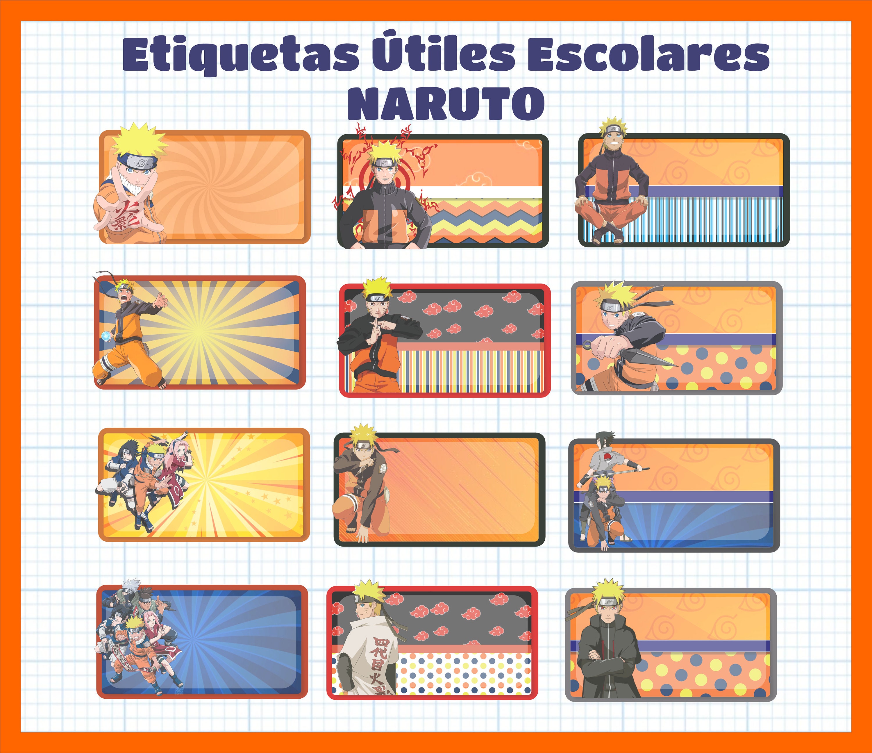 Etiquetas Labels utiles Etiquettes rótulos escolares school supplies ...