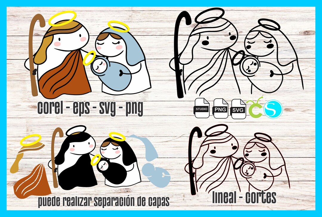 Flork Vector Png Svg Corel Eps Cricut Cameo Studio Birth Christmas ...