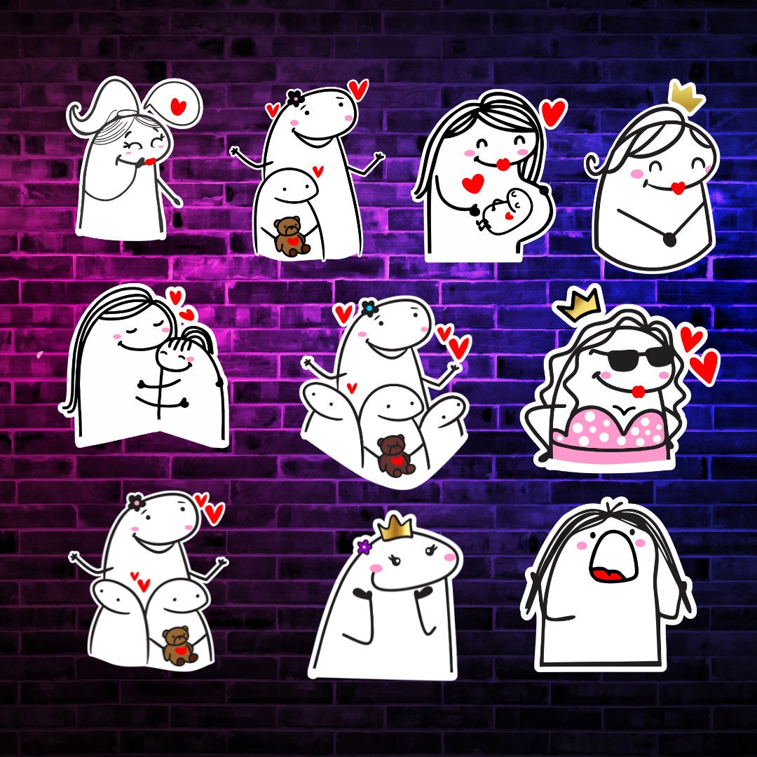 Flork SVG-Muttertagsaufkleber, Aufkleber, PNG-PDF-Ausdrucke, Haapy ...