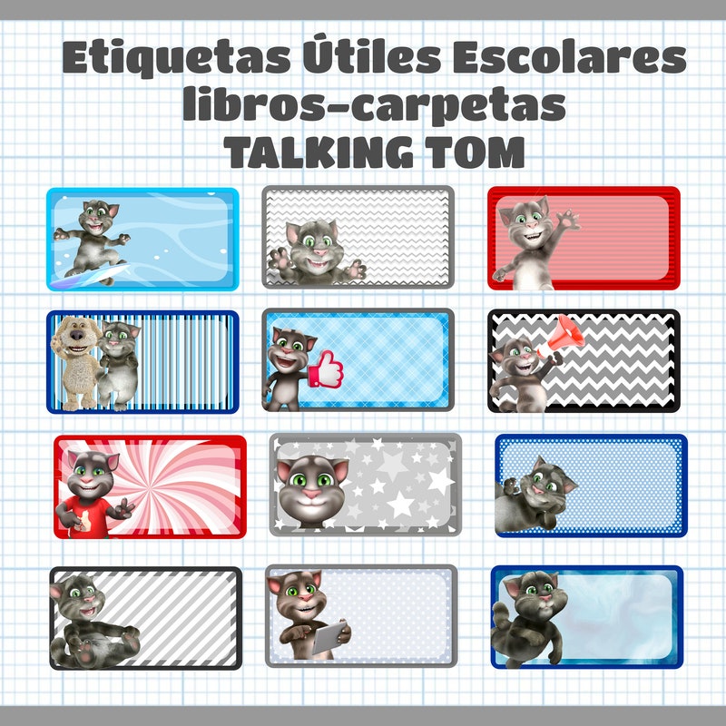 Kitty Name Label - Etsy