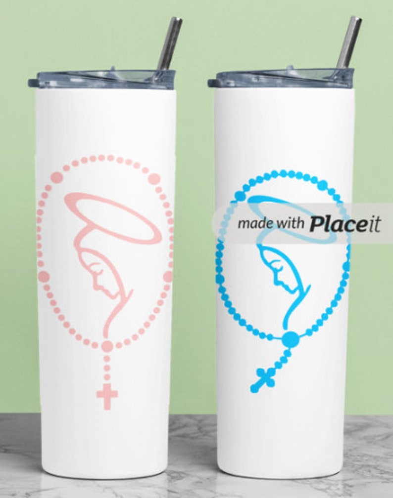 Rosary Holy Mary Svg Png Dxf Cameo Silhouette Rosary of the Virgin Mary ...