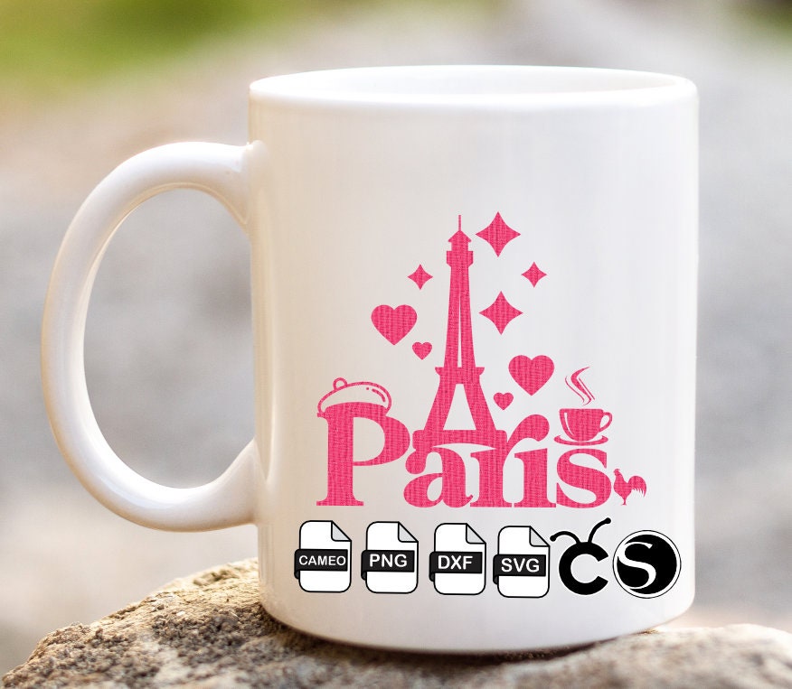 Paris Svg Files Cutting Svg Instant Download Tshirts Paris Svg Png Dxf ...
