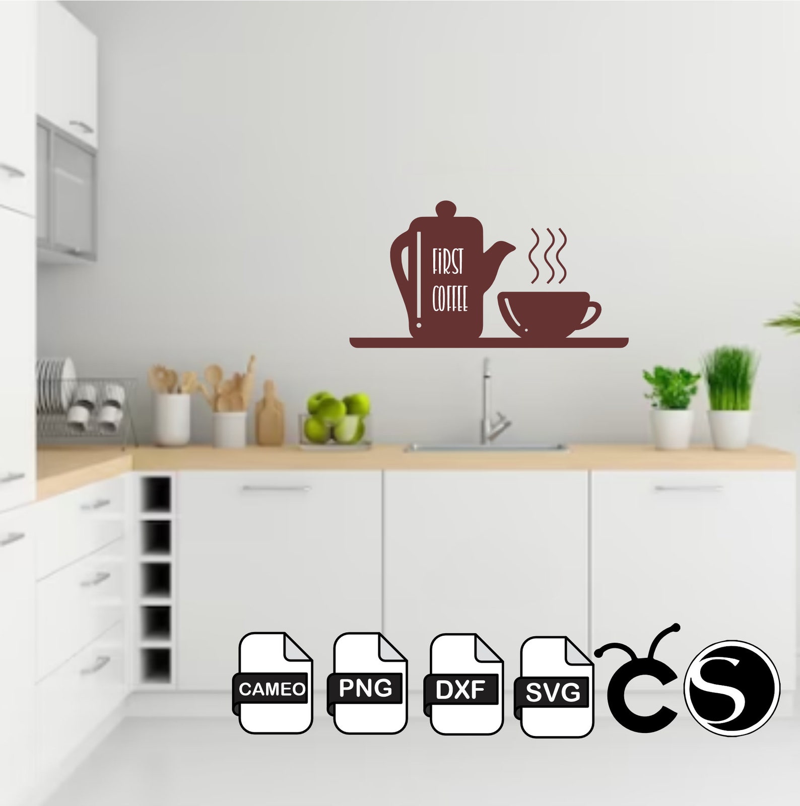 Coffee svg messages mensajes cafe svg png dxf silhouette cameo - Etsy ...