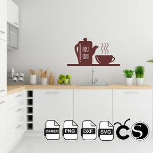 Coffee svg messages mensajes cafe svg png dxf silhouette cameo cricut ...