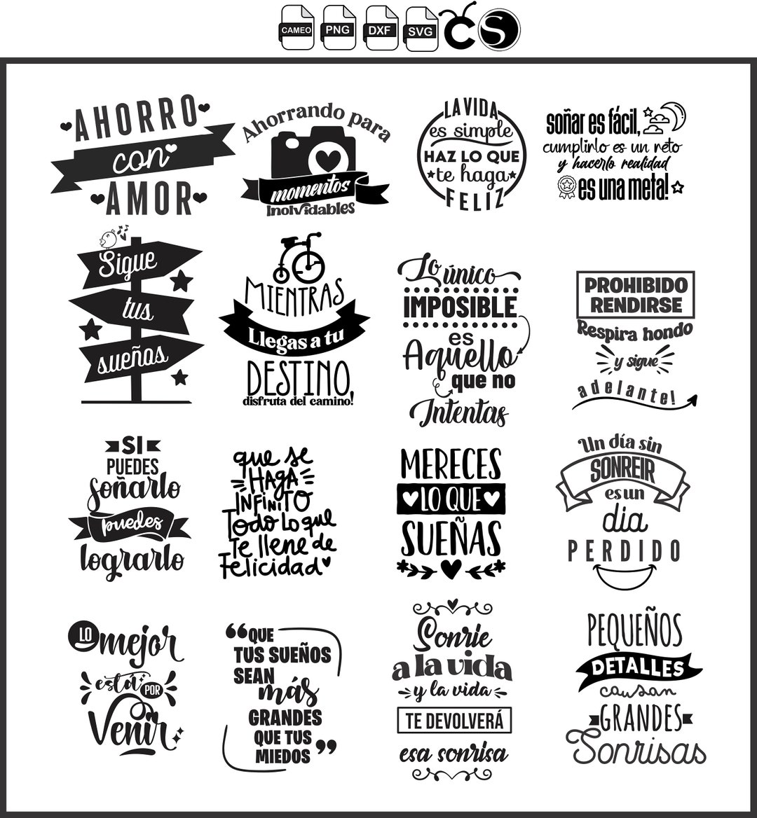 Messages for Piggy Banks Svg Png Dxf Silhouette Cameo Cricut Money Box ...