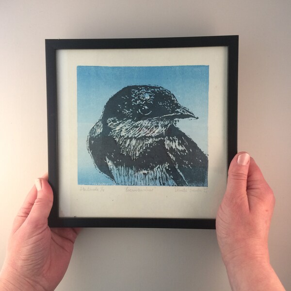 Bird Woodcut - Etsy