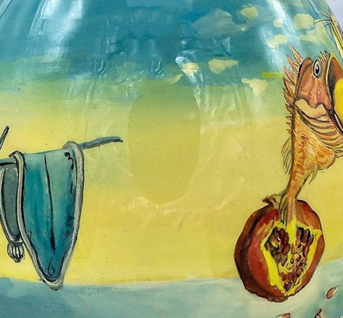 Salvador Dali dream Caused by the Flight of a Bee Around - Etsy