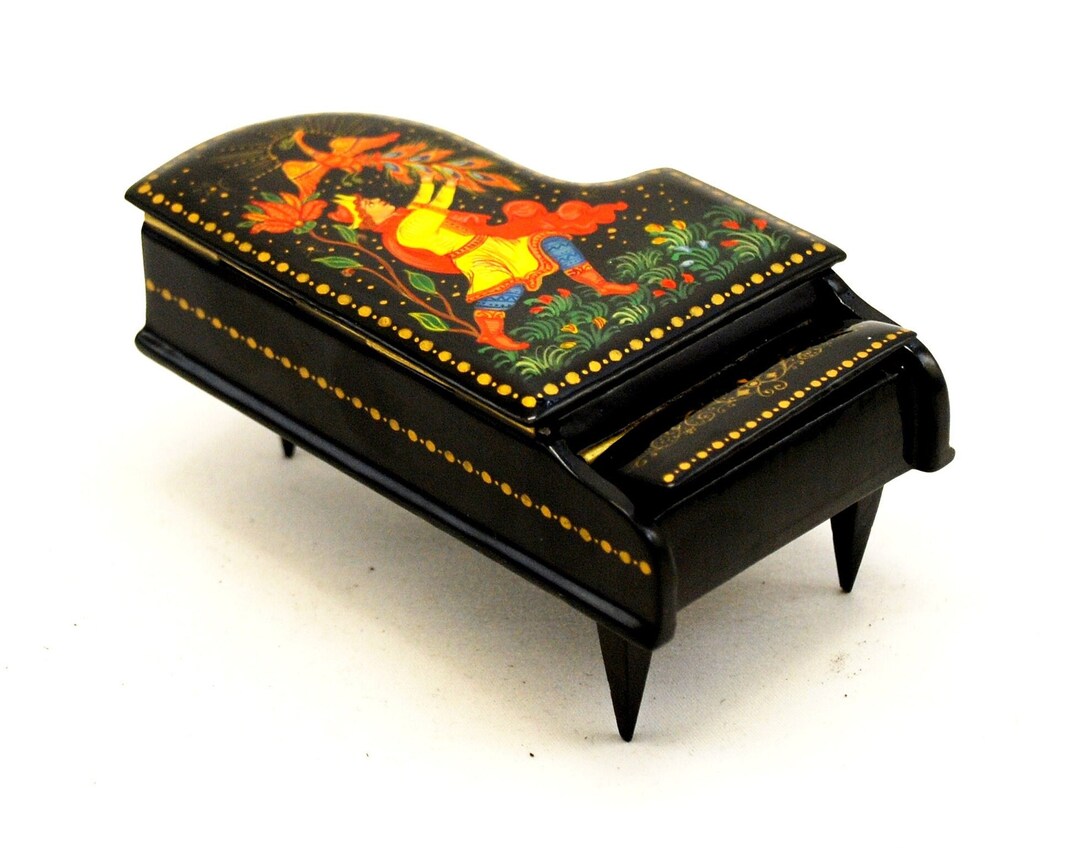Lacquer Box / Art Style / Piano / Firebird Fairy Tale Motif / Home ...