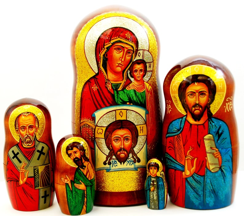 Orthodox Religious Doll / Theotokos Kazanskaya / A Series of 5 ...