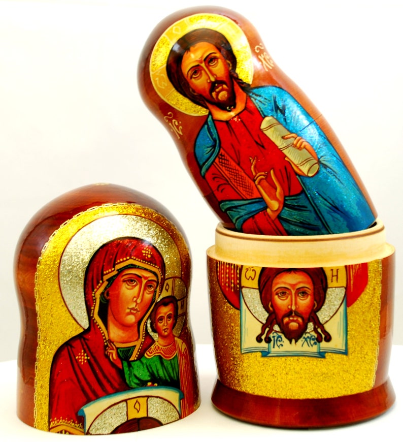 Orthodox Religious Doll / Theotokos Kazanskaya / A Series of 5 ...