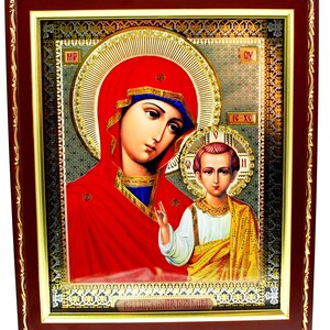 Orthodox Icon / Country of Origin - R. Czech / Mother of God Kazanskaya ...