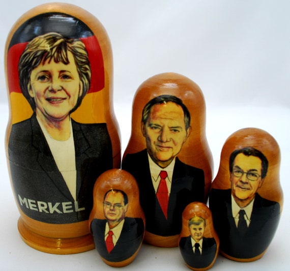 Popular Personalities in Dolls / Angela Merkel / Handpainted - Etsy
