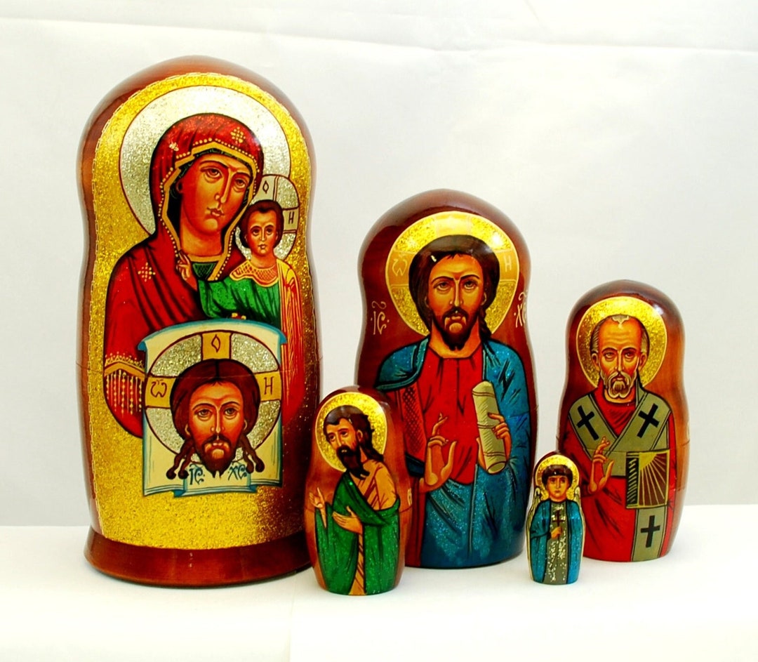 Orthodox Religious Doll / Theotokos Kazanskaya / A Series of 5 ...