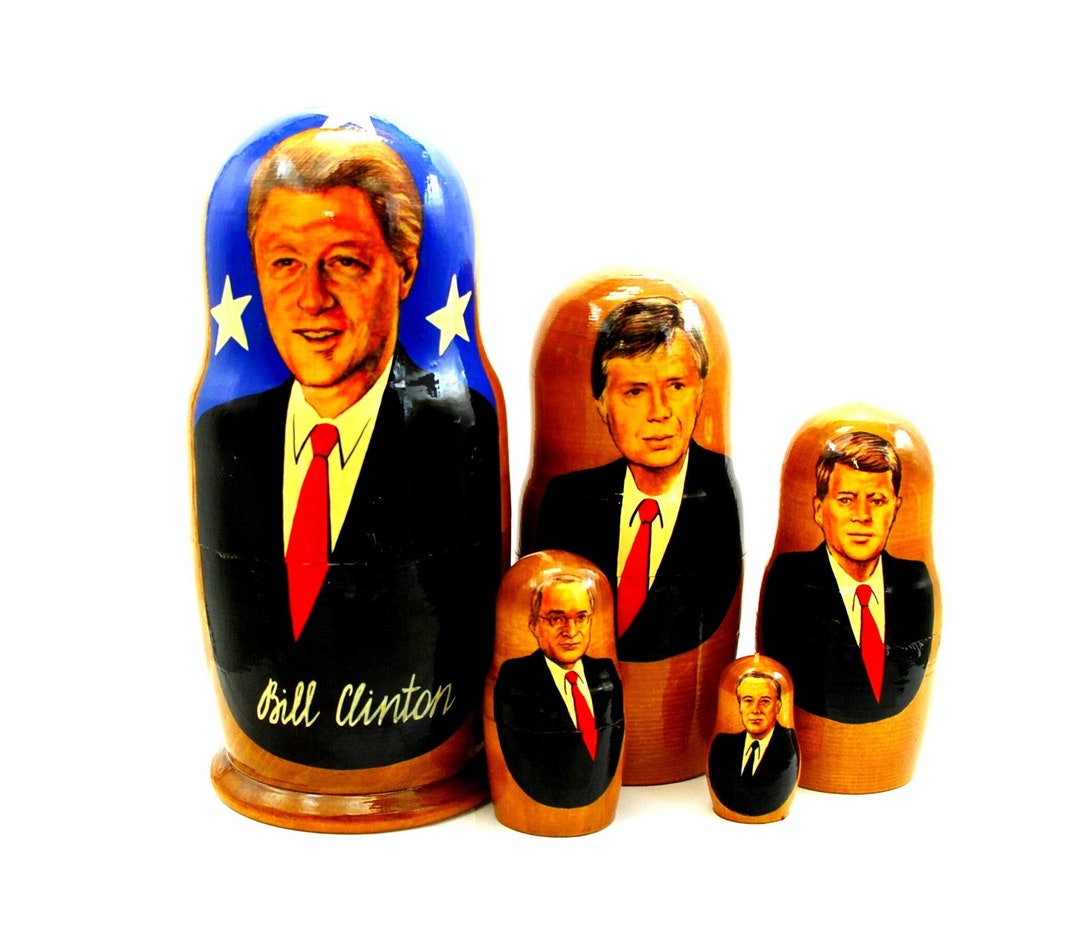 Popular Personalities in Dolls / Bill Clinton / Handpainted Doll/ 5 ...