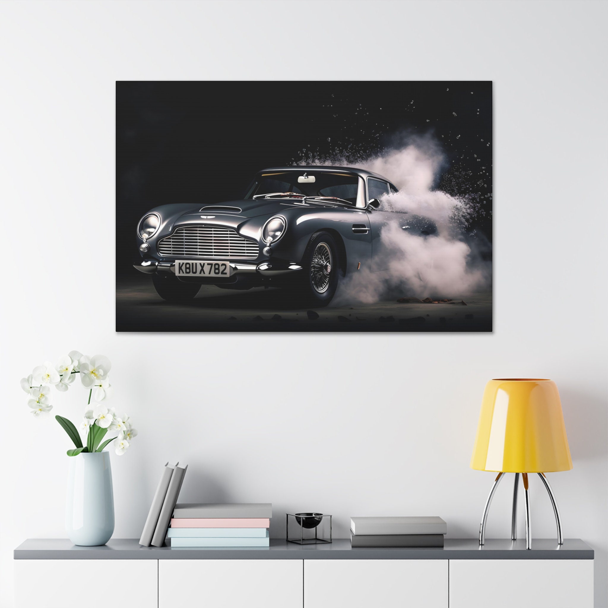 Aston Martin DB5 James Bond Car Art Prints British Car Poster Gallery ...