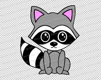 Trash Panda Vector - Etsy