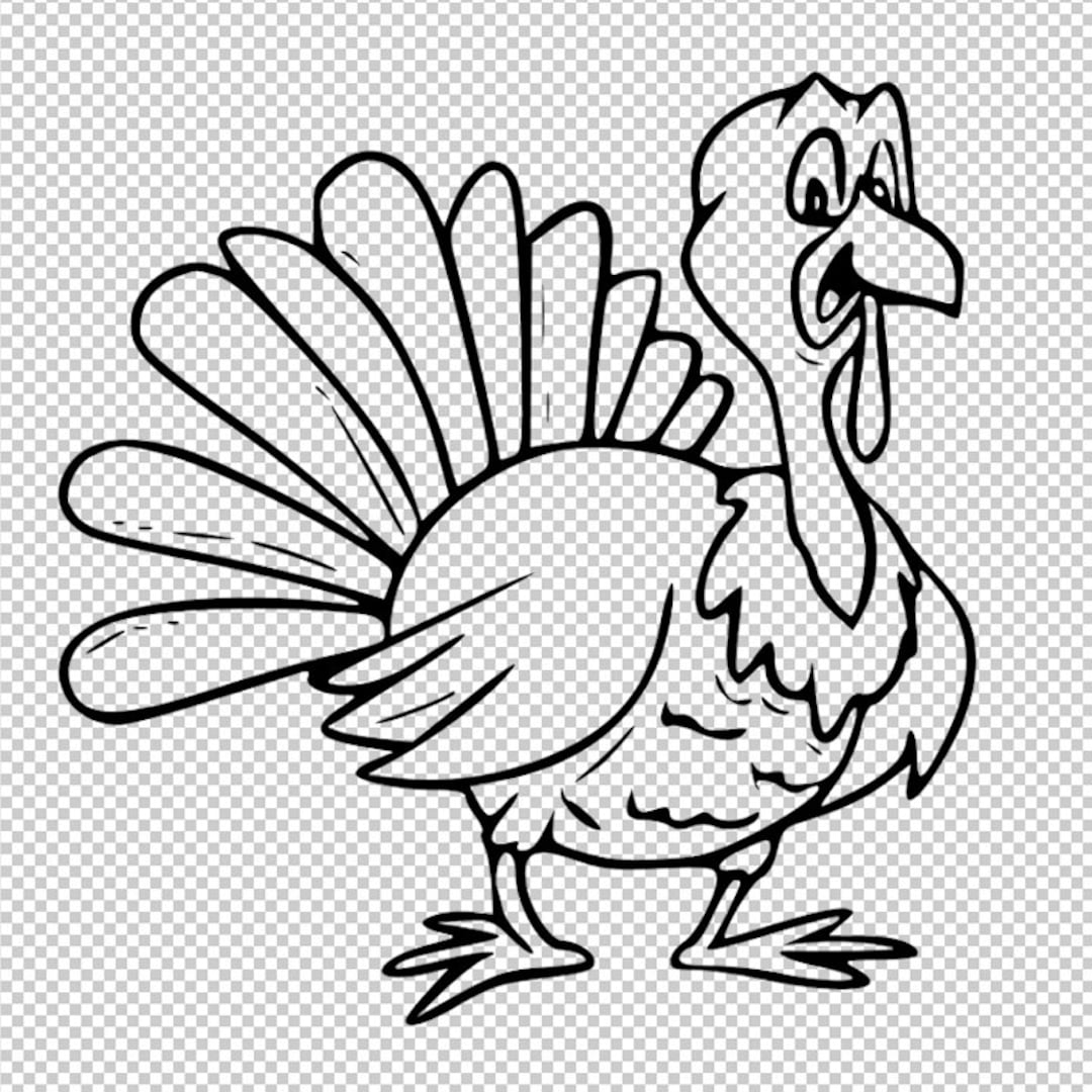 Turkey Thanksgiving Bird SVG, PNG, EPS - File for Cricut, Silhouette ...