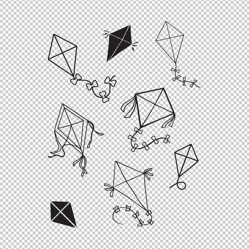 Kite Bundle Collection SVG PNG EPS File For Cricut | Etsy