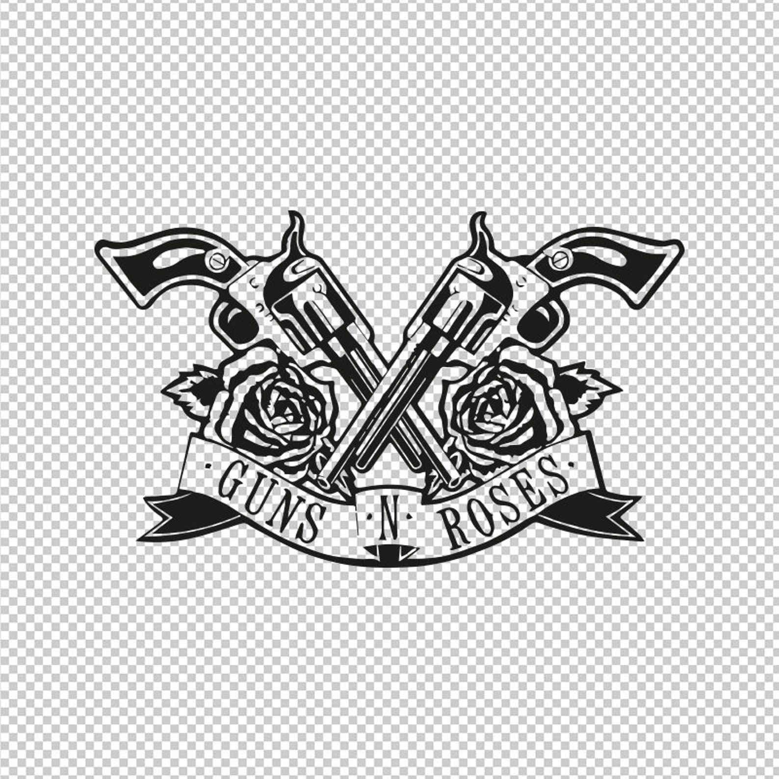 Guns N Roses Logo SVG PNG EPS Archivo para Cricut | Etsy