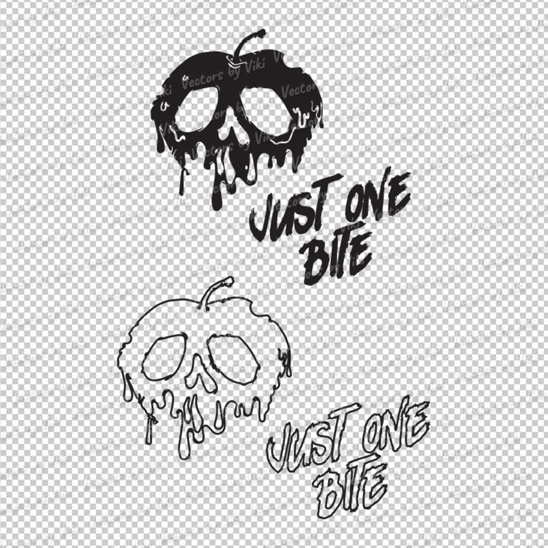 Rotten Bad Poison Apple SVG, PNG, EPS - File for Cricut, Silhouette ...