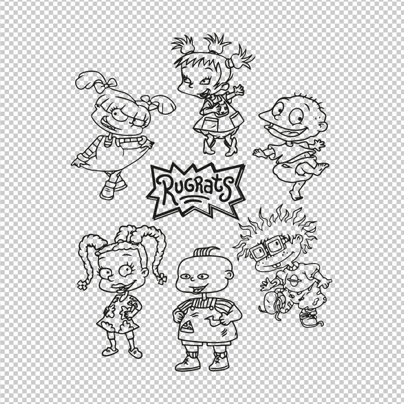 Rugrats Bundle Collection SVG PNG EPS File For Cricut | Etsy