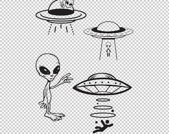Alien Svg Png | Etsy