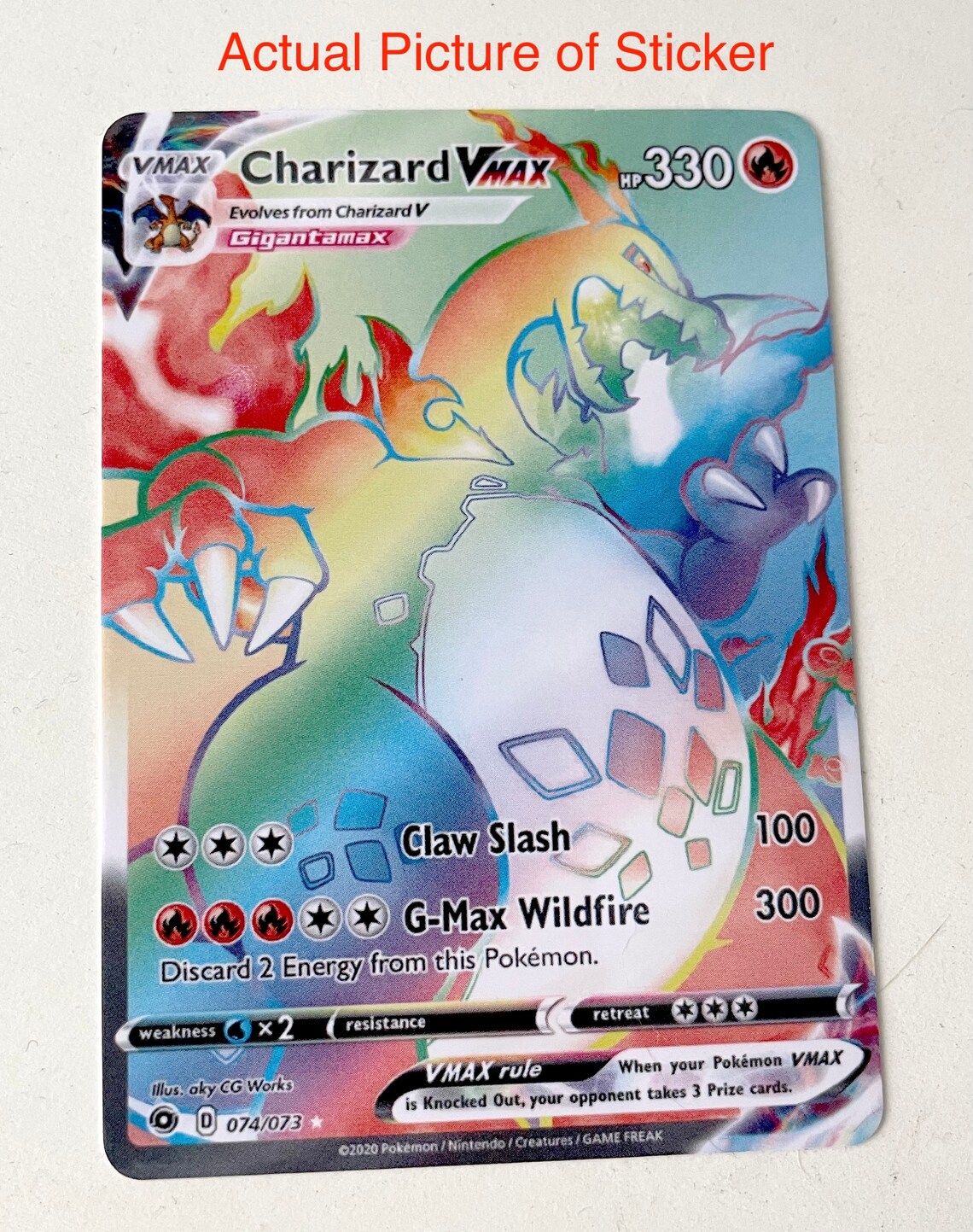 Rainbow shiny charizard vmax - doctorspolf