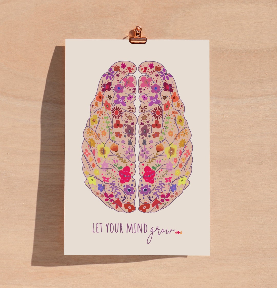 Let Your Mind Grow Poster - Etsy
