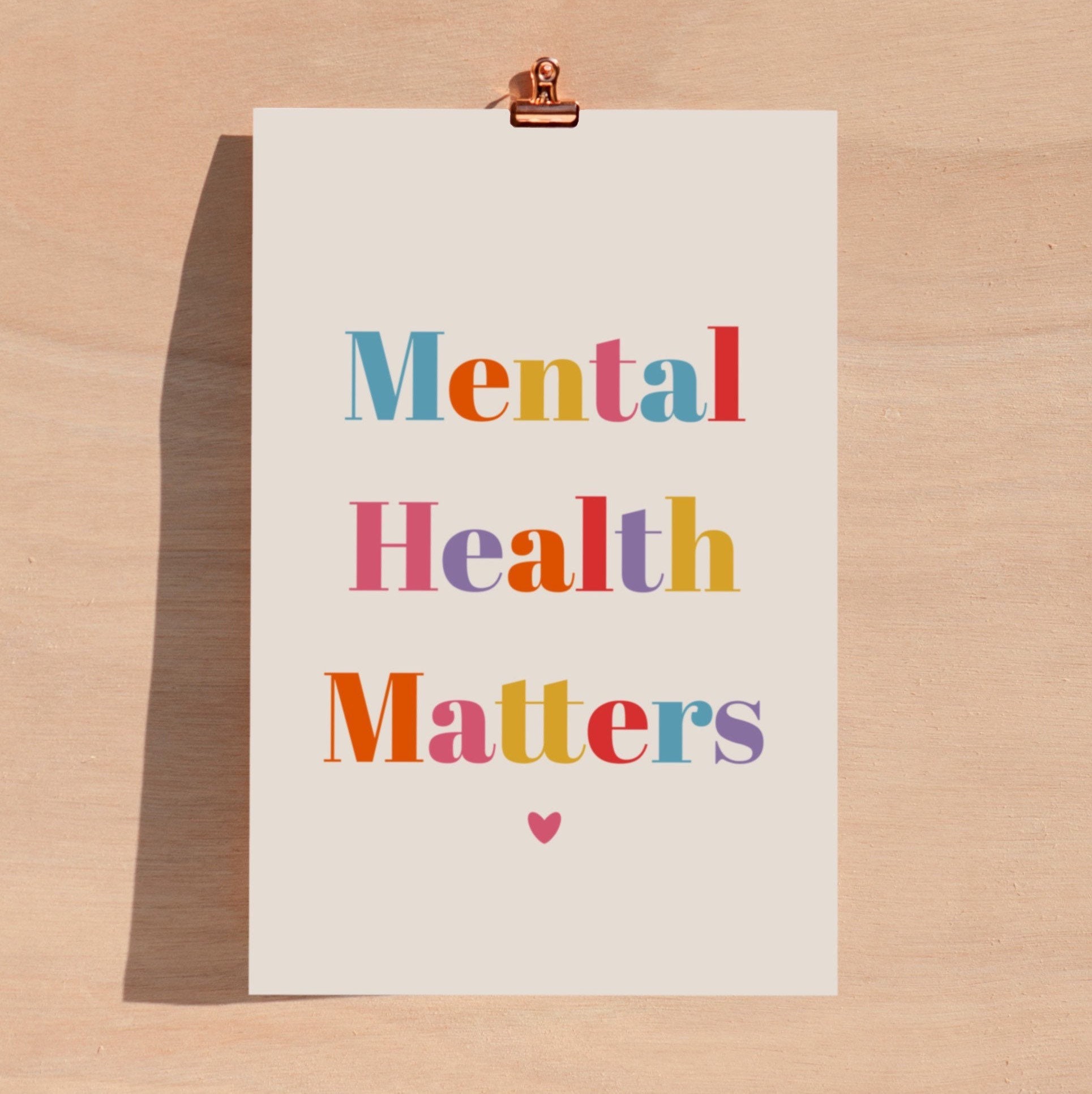 Mental Health Matters Poster - Etsy