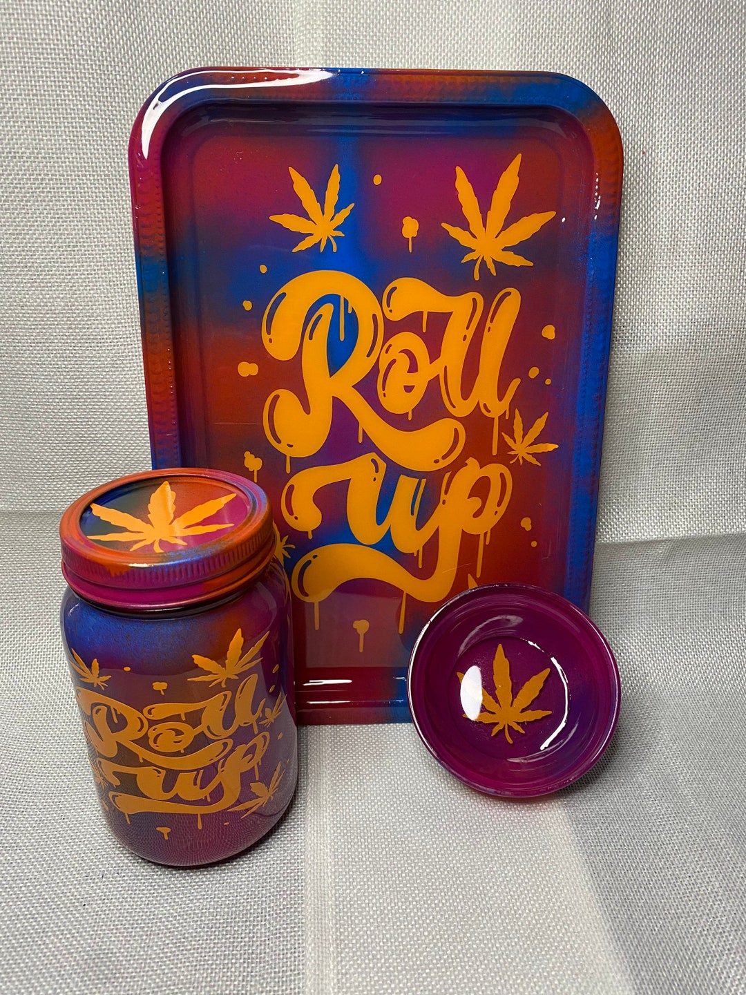 Roll up Rolling Tray Set - Etsy