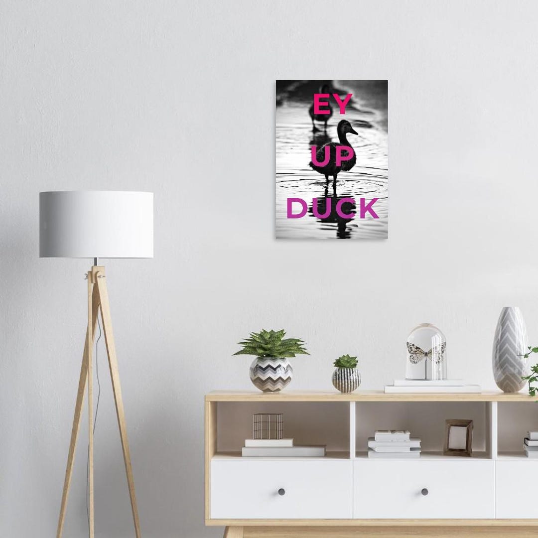 Ey up Duck Stoke Potteries Classic Matte Paper Poster - Etsy