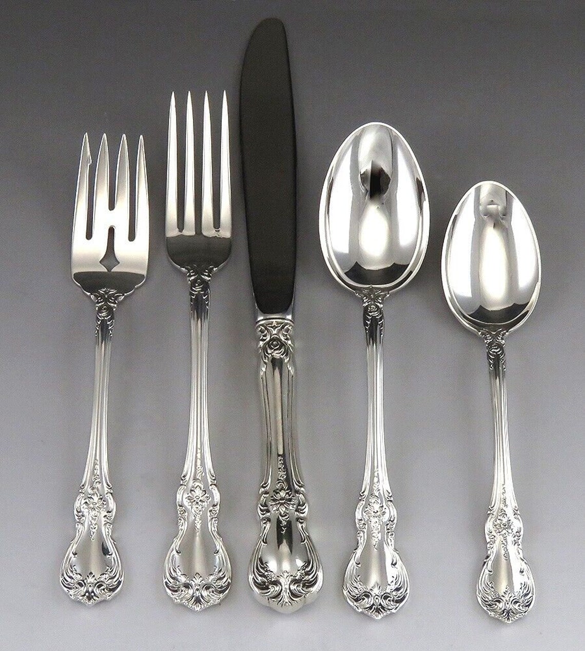 Old Master Towle by Sterling Silver Flatware Set for 8 Service 50 ...