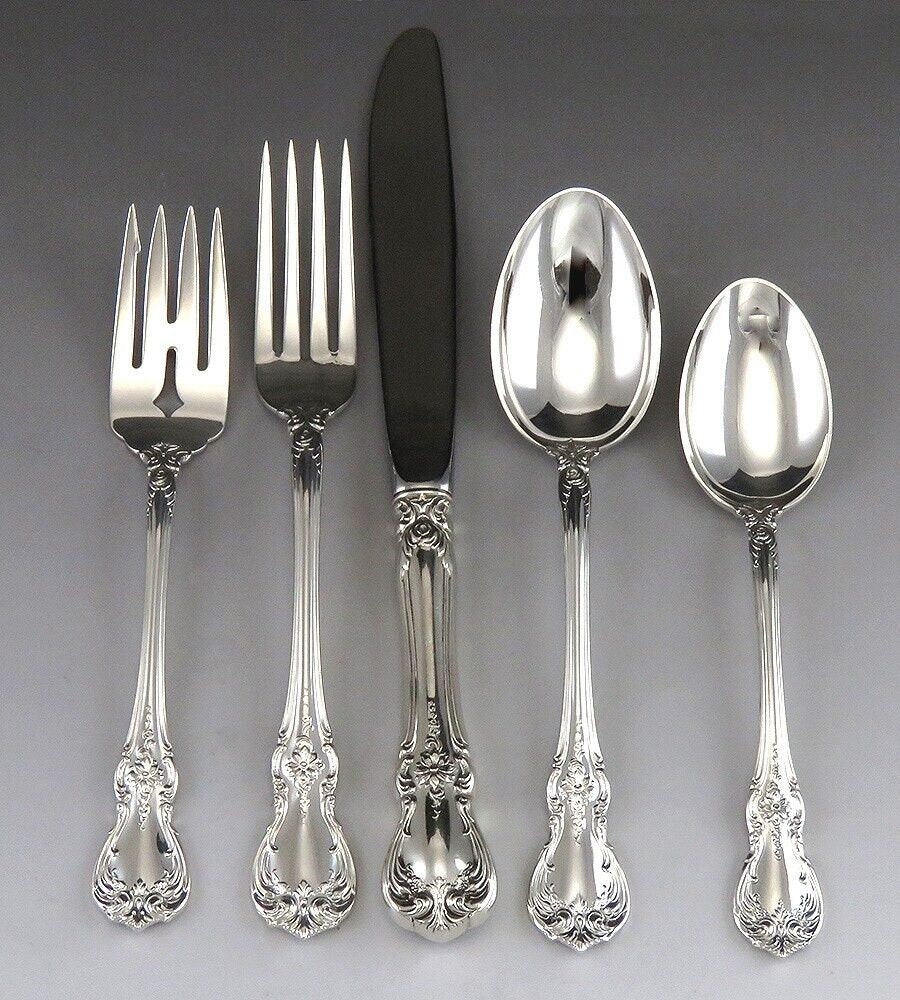 Old Master Towle by Sterling Silver Flatware Set for 8 Service 50 ...