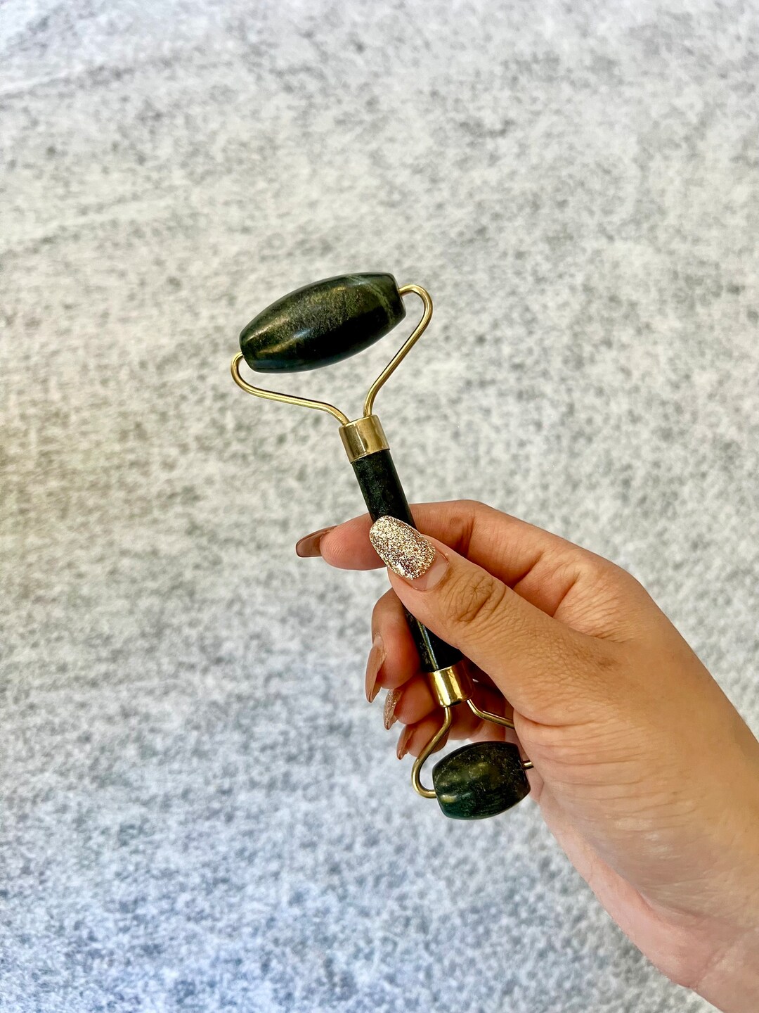 All Natural Jade Facial Roller / Gemstone Facial Massager - Etsy