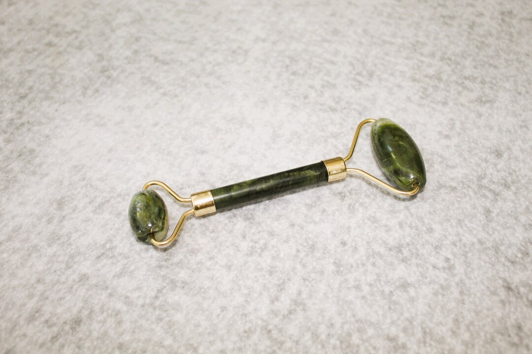 All Natural Jade Facial Roller / Gemstone Facial Massager - Etsy