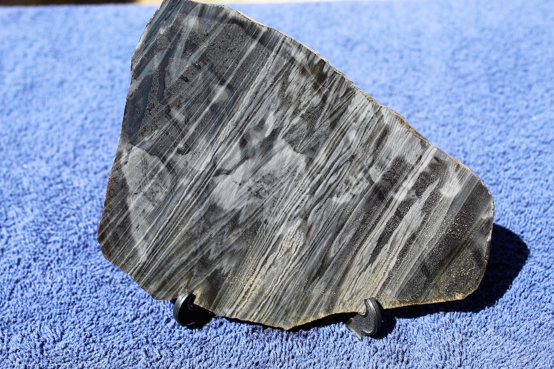 Laced Obsidian Rough Slab for Cabbing or Specimen - Etsy