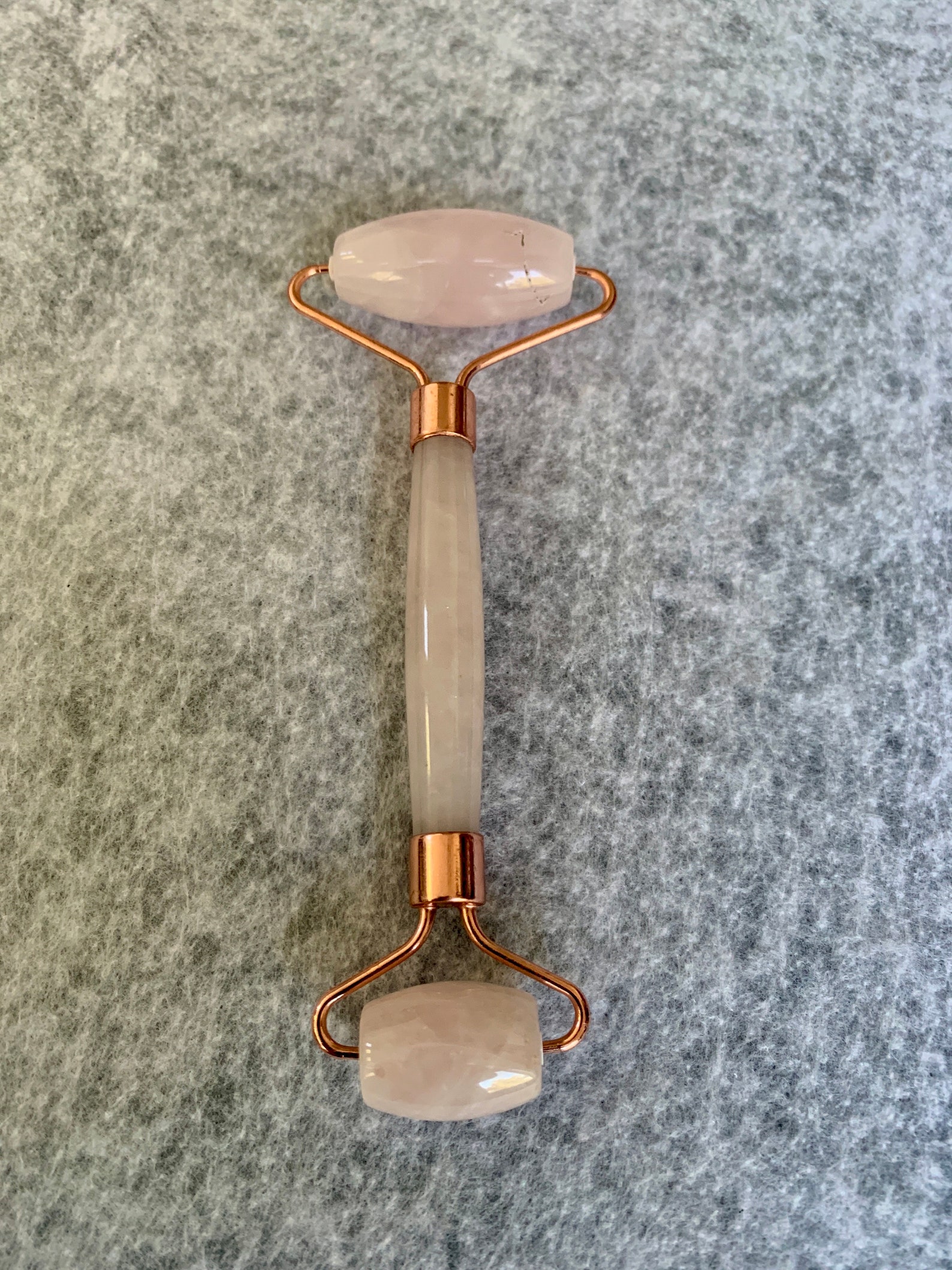 All Natural Rose Quartz Facial Roller / Gemstone Facial Massager - Etsy