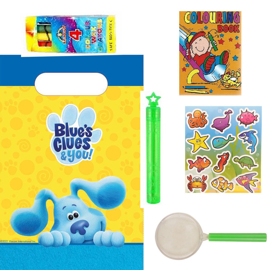 Blues Clues Themed Paper Party Bag - Etsy UK