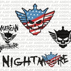Cody Rhodes Cosplay SVG Files, Cricut Logos Bundle DIGITAL Files ONLY ...