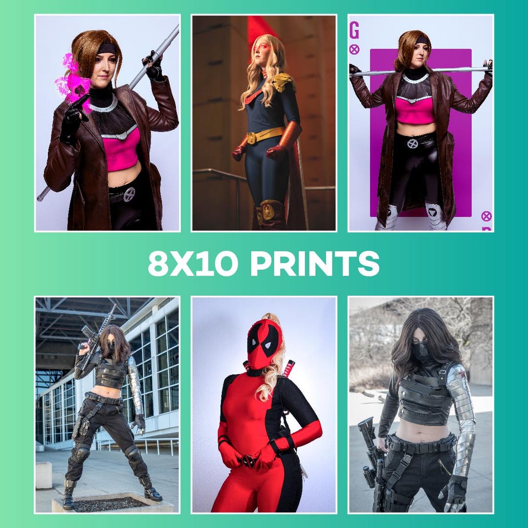 Mixed Superhero Cosplay Prints - Etsy