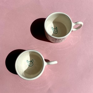 Handmade Ceramic Bad Mug With Handle - Etsy