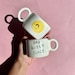 Handmade Ceramic Bad Mug With Handle - Etsy