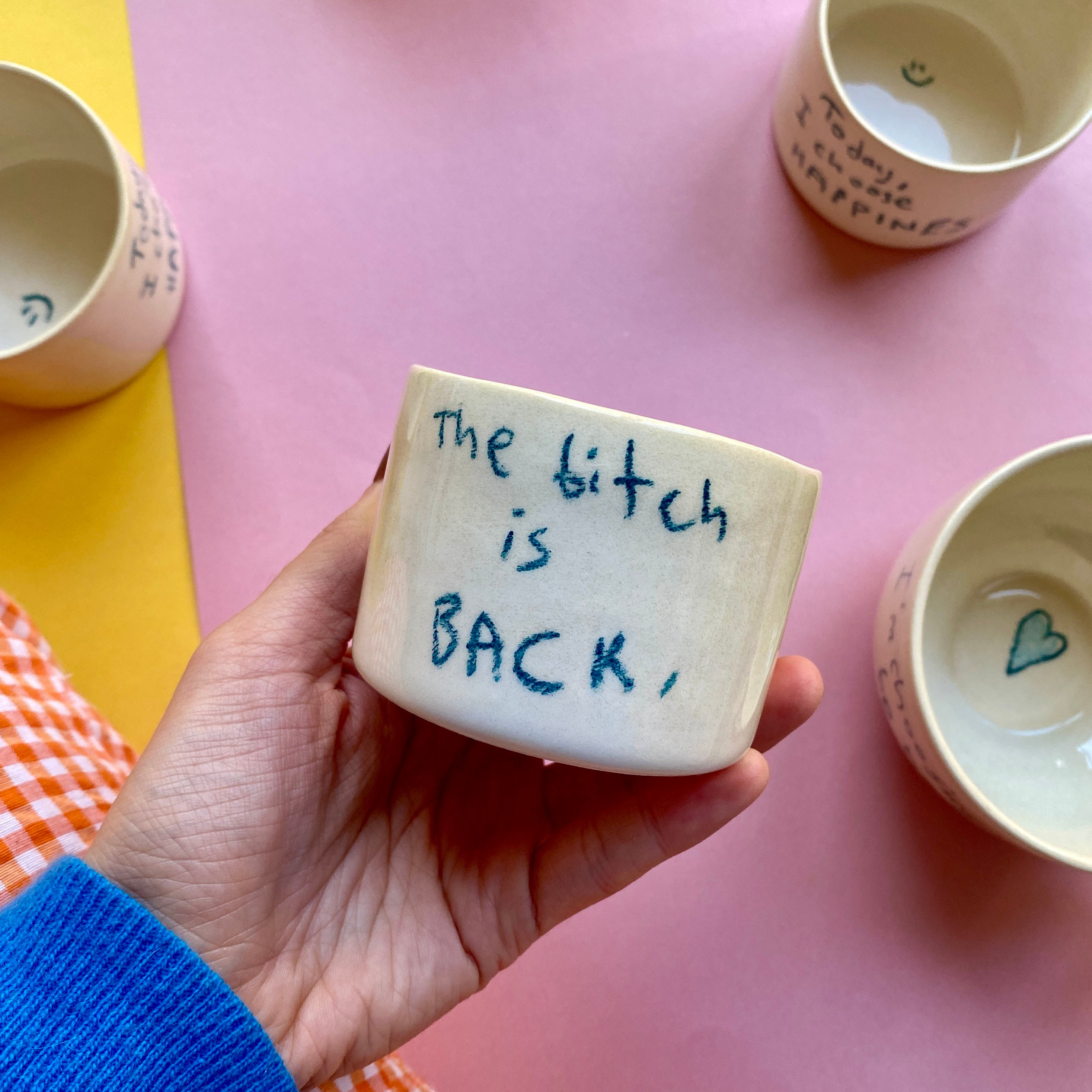 Handmade Ceramic the Bitch is Back Mug - Etsy
