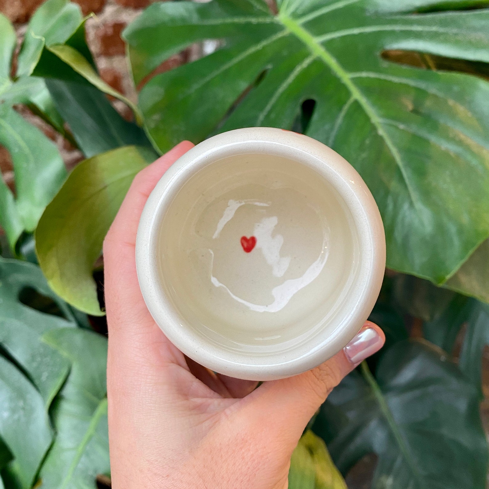 Handmade Ceramic Mini Hearts Mug - Etsy