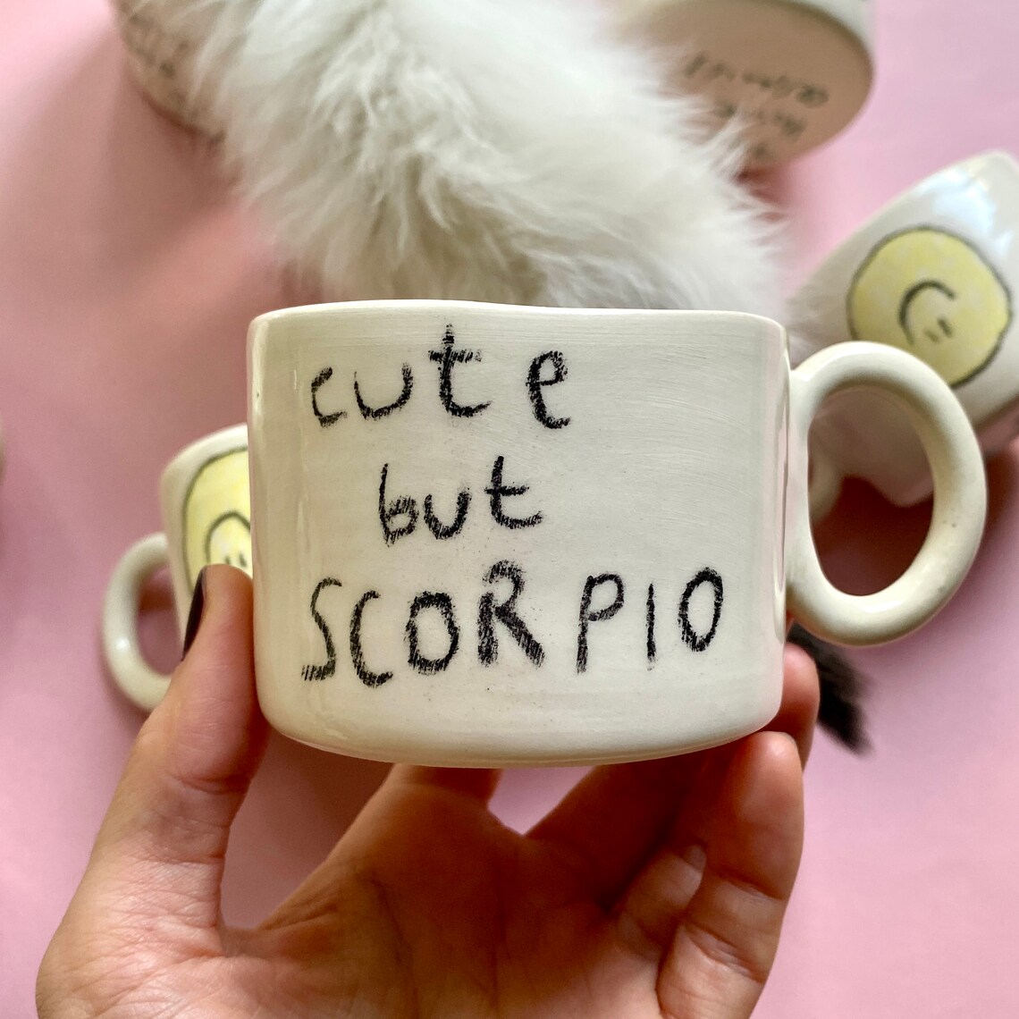 Scorpio Handmade Ceramic Mug No.1 / With Handle - Etsy