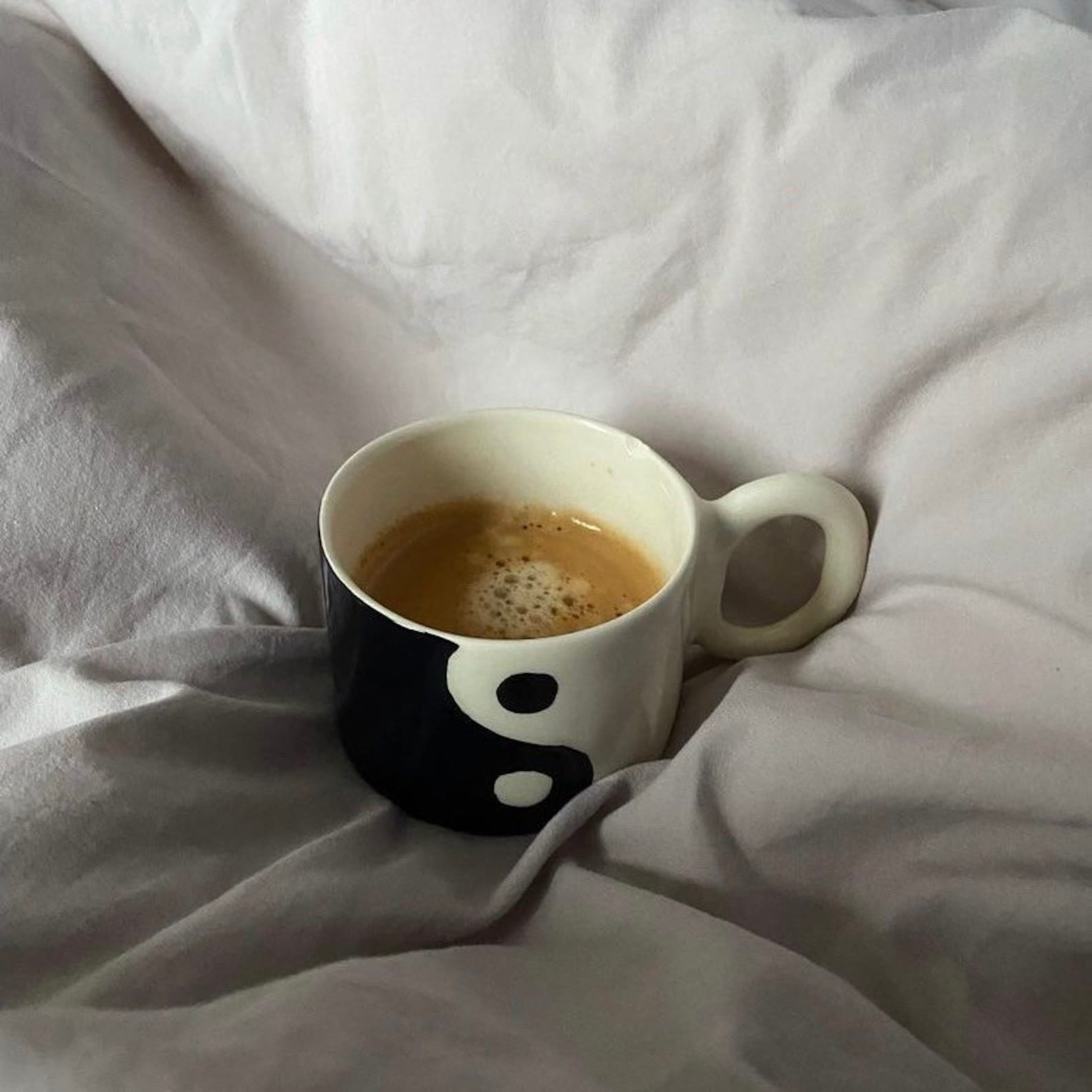Handmade Ceramic Yin Yang Mug With Handle - Etsy