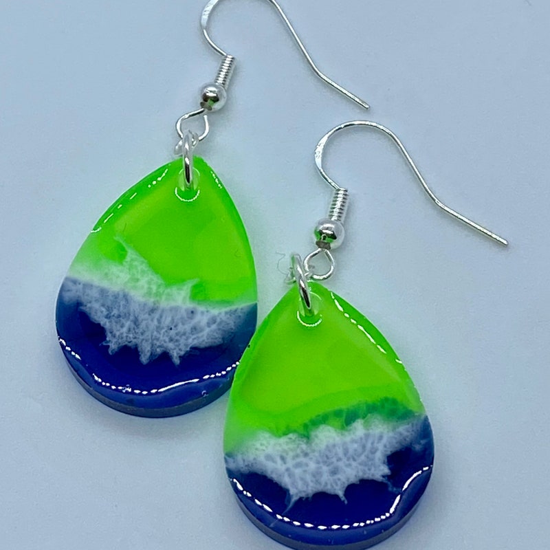 Seahawk Earrings - Etsy