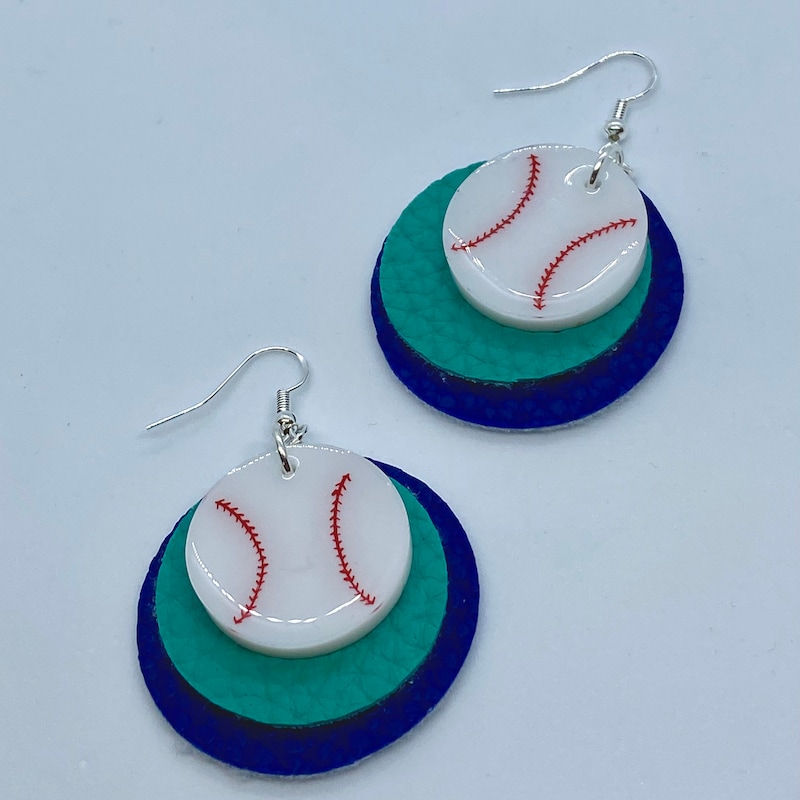 Baseball Earrings - Etsy