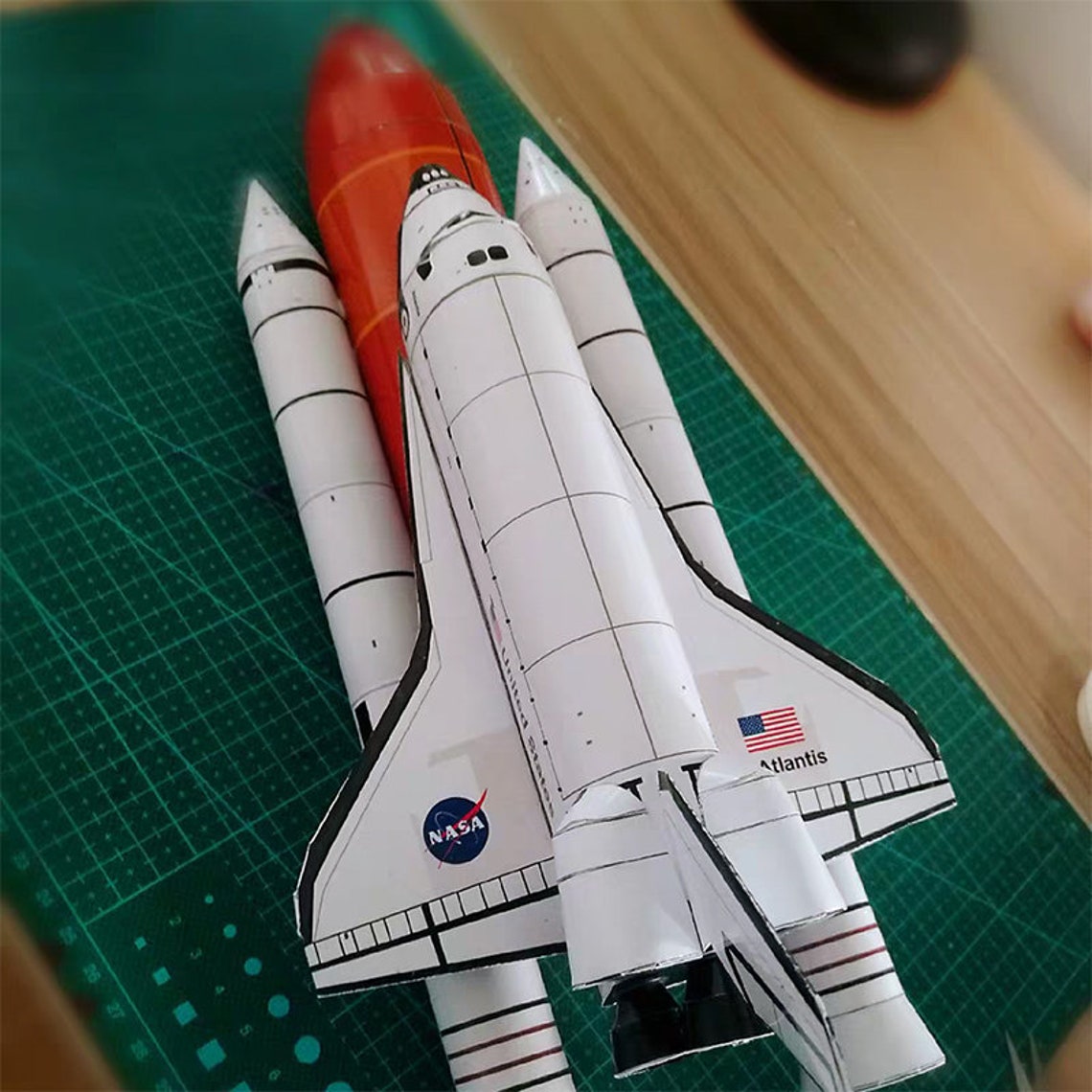 DIY Papercraft 1:150 Atlantis Space Shuttle PaperModel 3D | Etsy